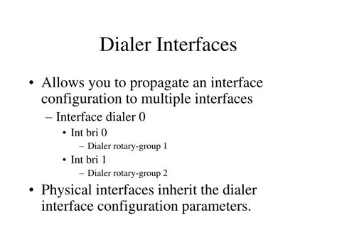 Ppt S6c5 â€ Dialer Profiles Powerpoint Presentation Free Download Id6880020