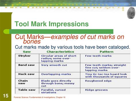 14 Forensics Tool Marks Afshahglenn