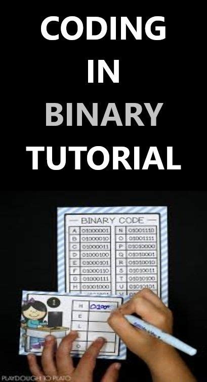 Coding In Binary Tutorial Coding Binary Binary Code