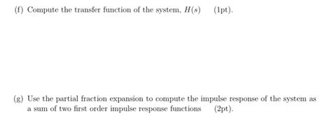 Solved 2 Consider The Damped Spring Mass System Shown
