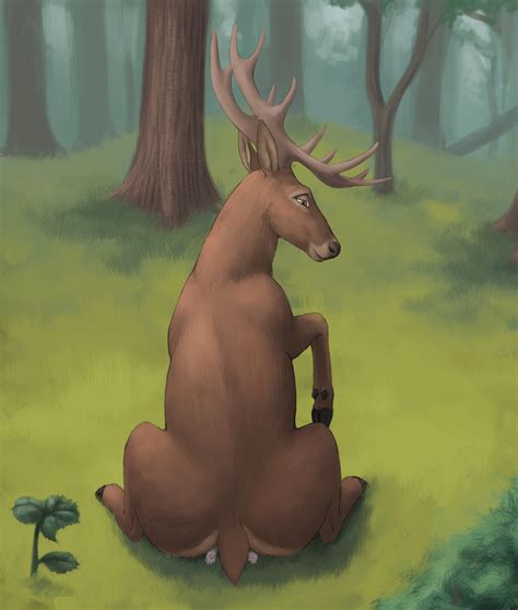 Rule 34 2017 Ambiguous Gender Anal Vore Antlers Brown Eyes Brown Fur