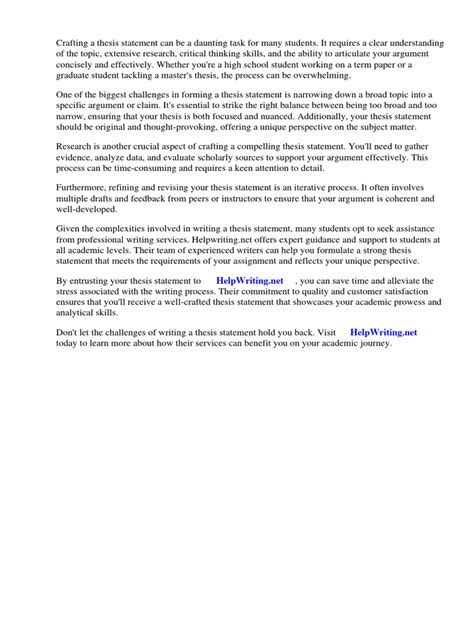 How To Form A Thesis Statement Pdf Essays Thesis