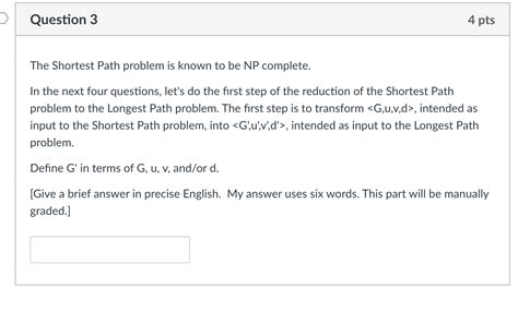 Solved First Prove That Longest Path Is In NP Suppose That Chegg