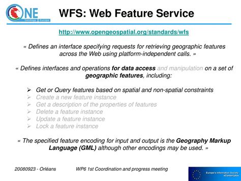 PPT Technical Information OGC WMS WFS CSW PowerPoint Presentation ID