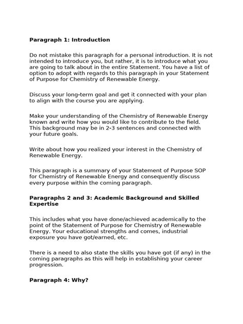 Sop Format Pdf Cognition