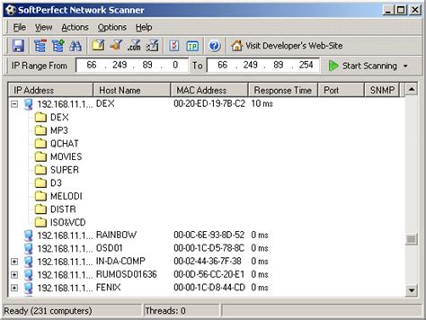 Download SoftPerfect Network Scanner Scan Multi Threaded IP And NetBIOS TECK IN