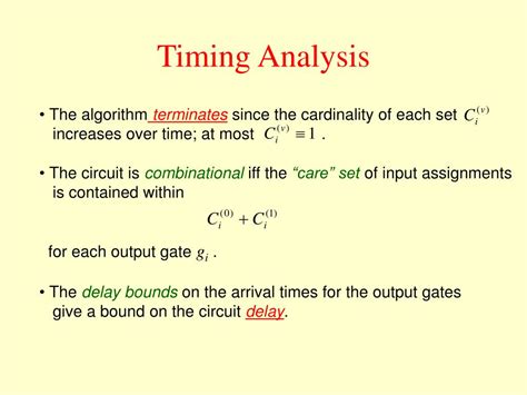ppt timing analysis of cyclic combinational circuits powerpoint
