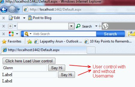 Dynamically Loading UserControl Into Web Page Using ASP NET