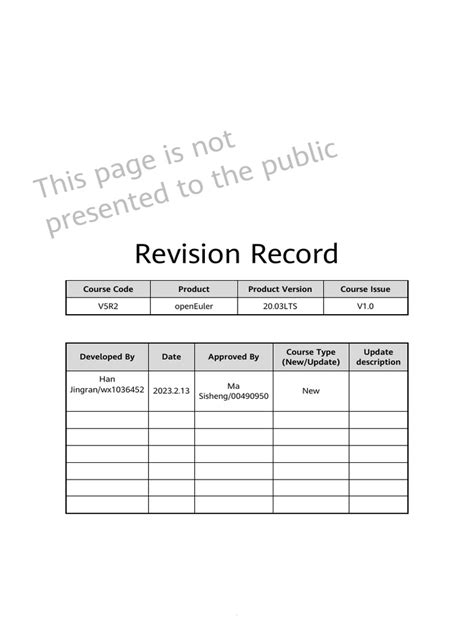Hcia Openeuler V10 Lab Guide Pdf Operating System Virtual Machine