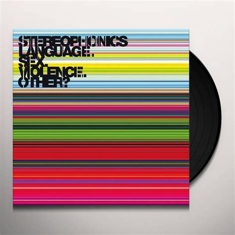 Stereophonics Language Sex Violence Other Vinyl Record Uk Release