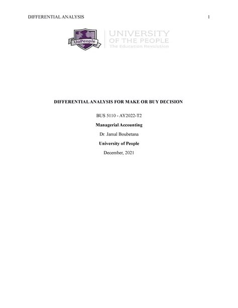 Week4 Written Assingment Differiential Analysis Differential Analysis