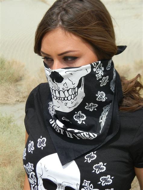 Skull Bandana Etsy