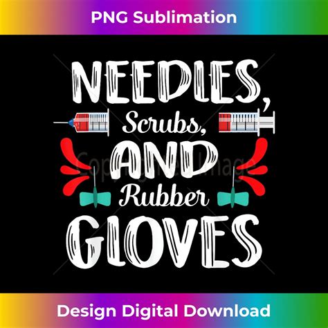 Phlebotomist Needles Scrubs And Rubber Gloves Phlebotomy Her Inspire