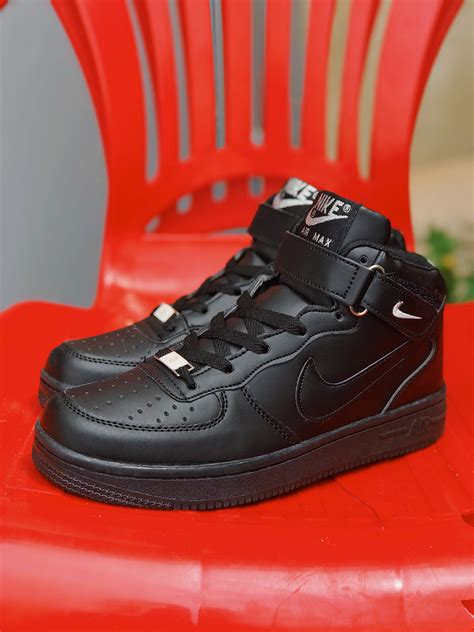 Кросівки Найк Аір Форс/Nike Air Force Colors Білі, Чорні, Високі ...
