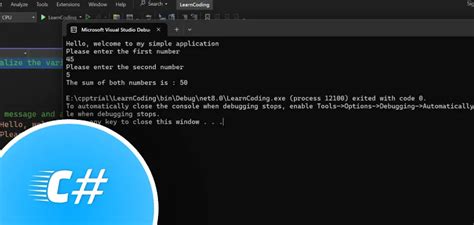 creating windows console app using c beginner