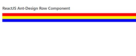 ReactJS UI Ant Design 行列组件 码农参考