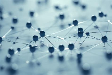 premium photo abstract network of connected nodes and lines