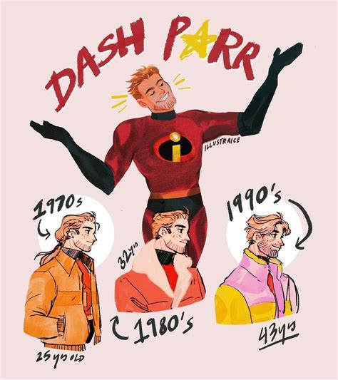 Disney Fan Art Featuring Dash Parr