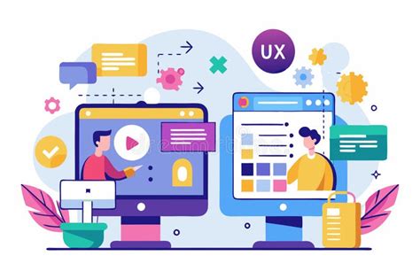 This Illustration Contrasts User Interface And User Experience Concepts