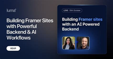 Buildship On Linkedin Backend Functionality For Your Framer Sites We Heard You 👂🚀 Join Our…