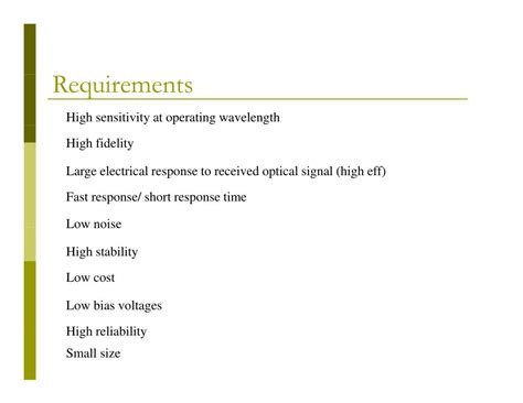 PPT Optical Detectors PowerPoint Presentation Free Download ID 1588193