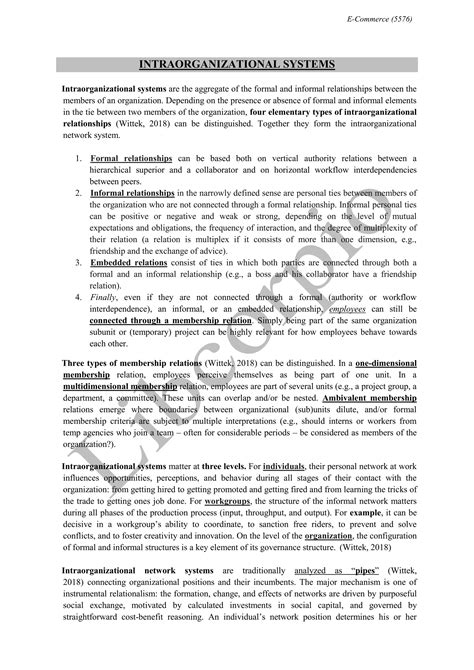 Intra And Inter ‎organizational ‎systems Pdf