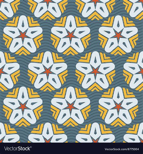 Seamless Ornament Pattern Tile Royalty Free Vector Image