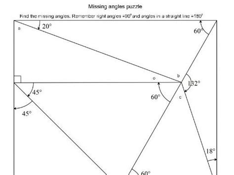 Finding Angles In A Triangle Teaching Resources