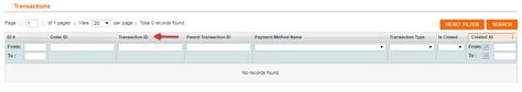 orders how to capture transaction id in magento 1 9 admin magento