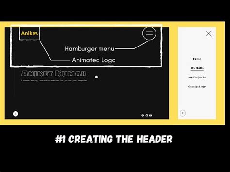 Responsive Header Html Css Javascript