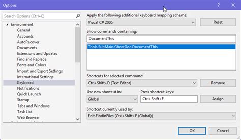 keyboard shortcut ctrl shift d document this doesn t work