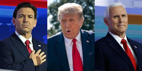 Republican Debate Candidates Red Ties Copied Trumps Signature Style