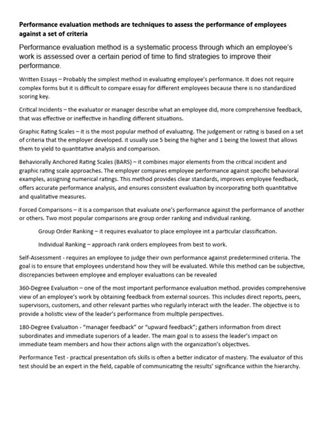 Notes Sa Report Pdf Performance Appraisal Evaluation