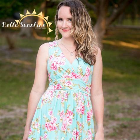 Amelia Maxi Pattern Plus Size Sundresses Plus Size Pdf Etsy