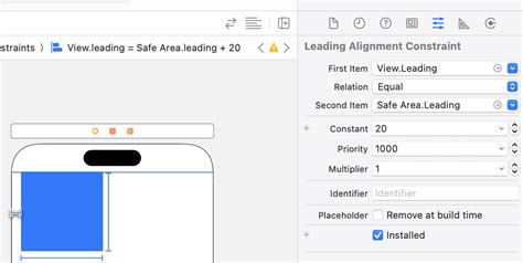 IOS Constraint Constant