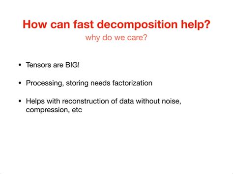 Intro To Tensors And Decompositions Pdf Technology And Computing