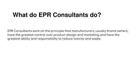 Ppt Epr Consultants Powerpoint Presentation Free Download Id 12222029