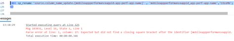 Rename A Column Name Containing Dot In It Of A Table Microsoft Qanda