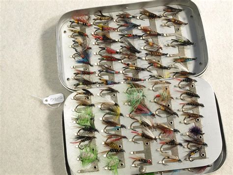 Sold Richard Wheatleyww Doak Fly Box England 124 Salmon Flies