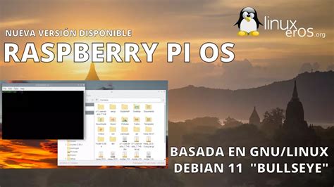 Raspberry Pi OS Basado En Debian GNU Linux Bullseye Linuxeros