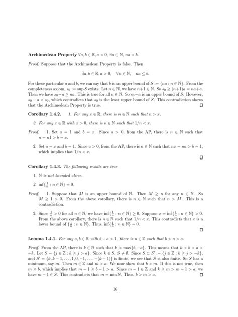 Archimedean Property Pdf Real Number Mathematical Objects