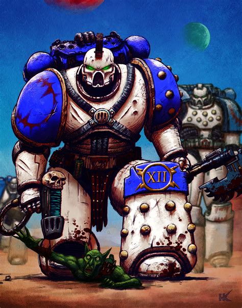 Kharn The Deathless Pre Heresy Kharn World Eaters Artwork Warhammer Art