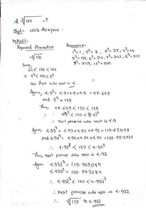 [solved] how do you find the cubed root of a number without using a