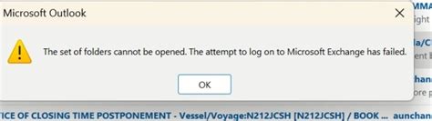 The Set Of Folders Cannot Be Opened The Attempt To Log On To Microsoft