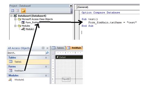 Variables MS Access Change Textbox Value From Module Stack Overflow