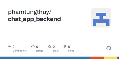 Github Phamtungthuychatappbackend