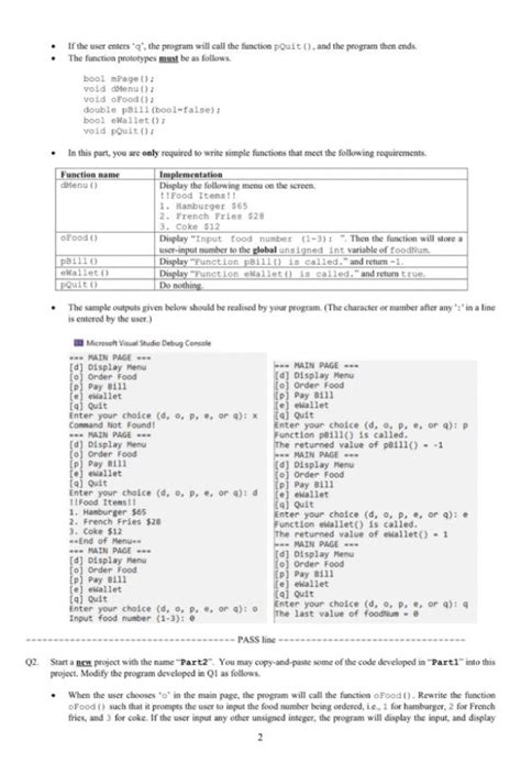 B The Programming Task By Using C And The Visual