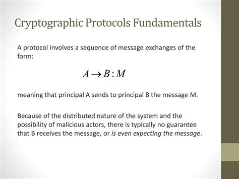 Ppt Cryptographic Protocols Powerpoint Presentation Free Download Id 2019231
