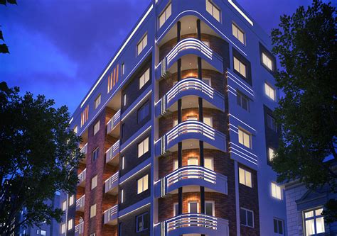 Exterior Night Render CGTrader