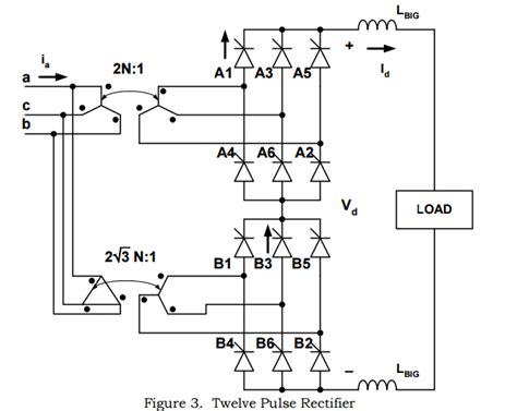 Consider A Twelve Pulse Rectifier As Shown In The